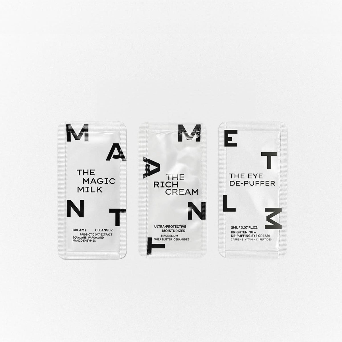 The Reset Samples | Three nourishing skincare samples | MANTLE