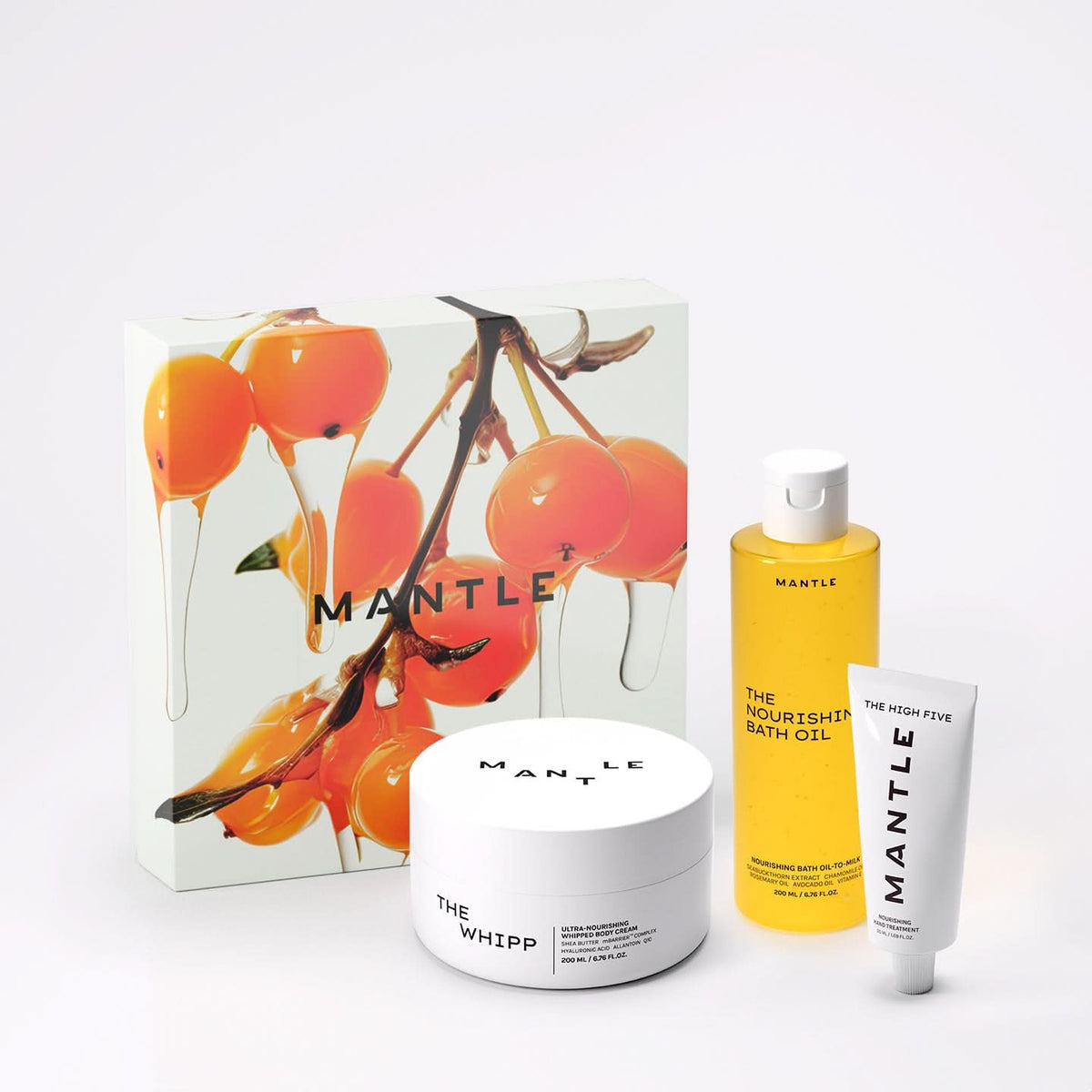The Holiday Kit | A nourishing trio of bath + body products | MANTLE