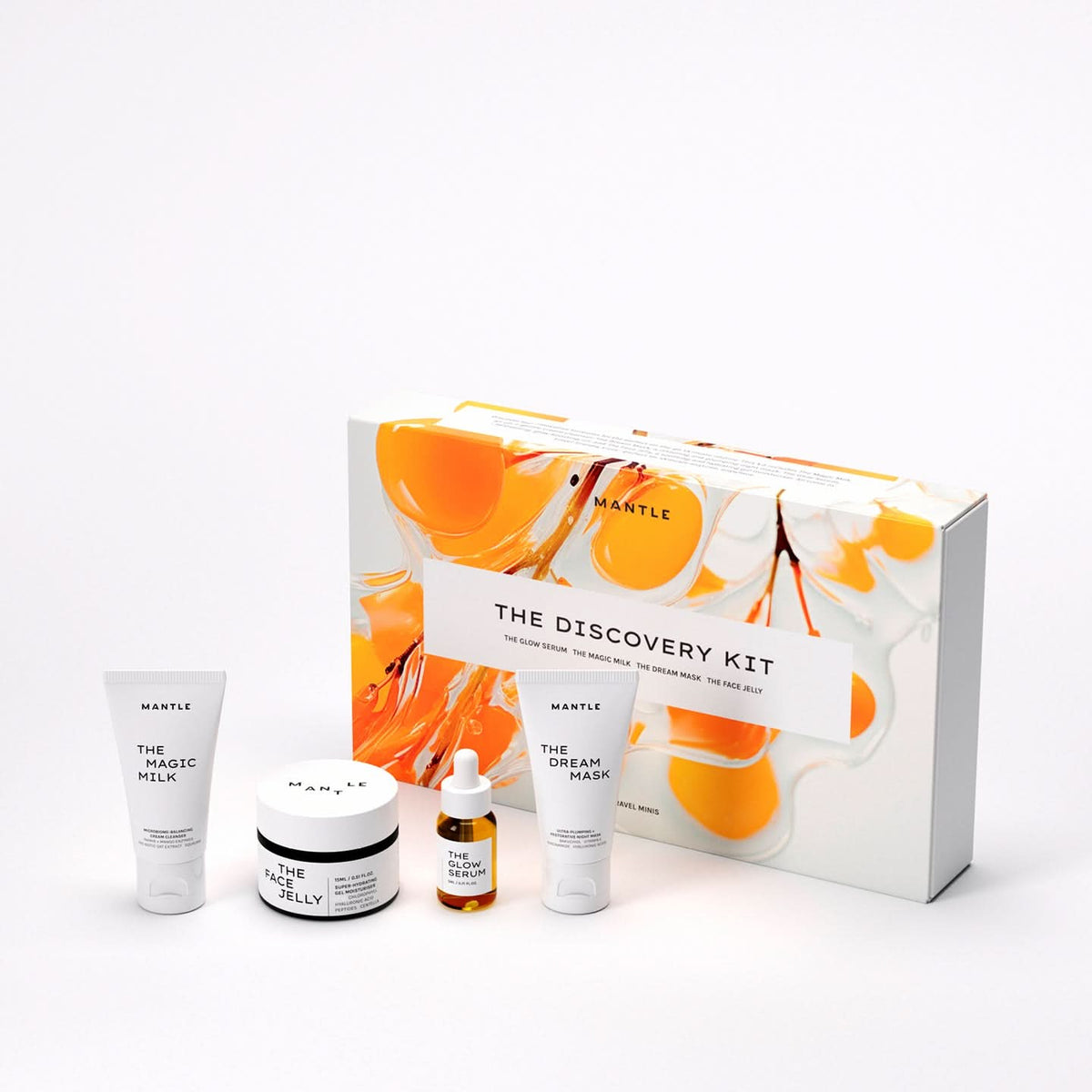 The Discovery Kit | Four travel-friendly skincare products | MANTLE