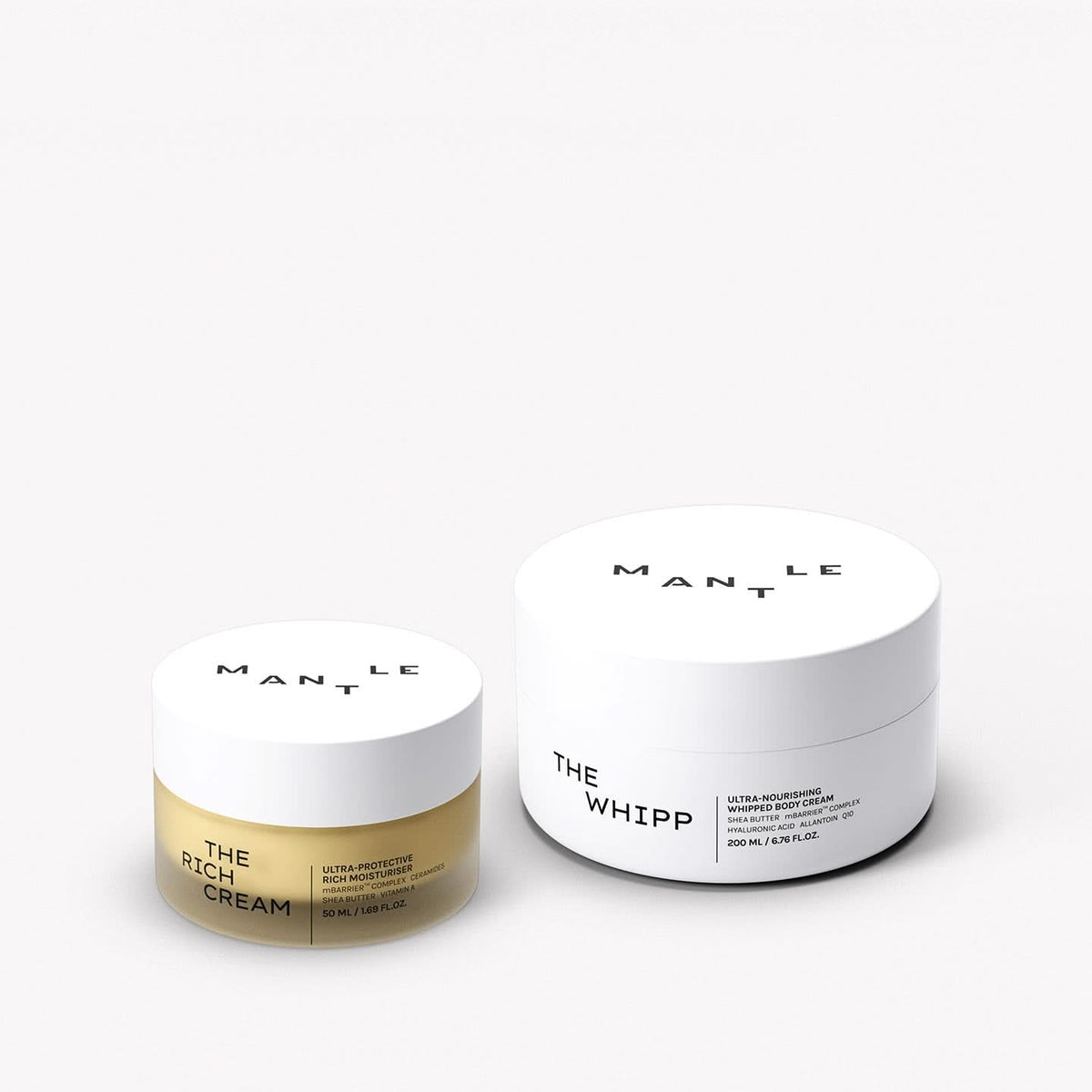 The Rich Kit | Face moisturiser + body cream | MANTLE